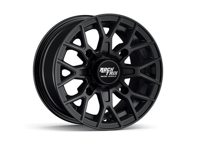 RockTrix RT104 4pc 14in ATV Wheels 4x110 Rims, 14x7, 5+2 Offset, For ...