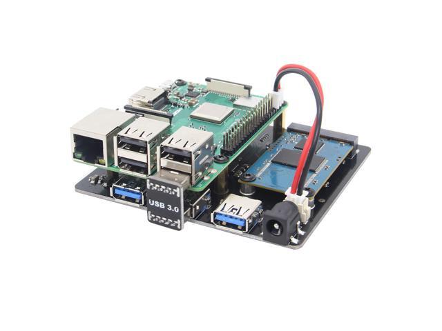 Geekworm X852 Dual mSATA SSD Storage Expansion Board X852 USB 3.0 ...
