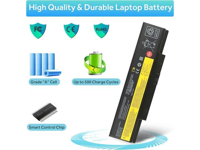 ActZone 76+ Battery Replacement for Lenovo ThinkPad E550 E555 E560 E565 ...