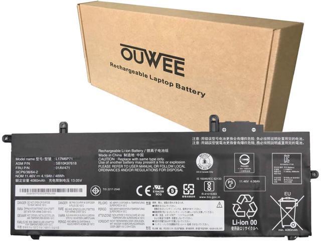 OUWEE L17M6P71 Laptop Battery Compatible with Lenovo ThinkPad X280 A285 ...