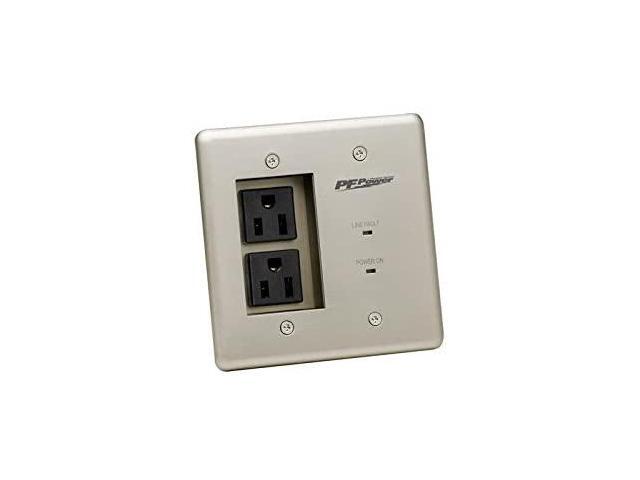 Panamax MIW-POWER-PRO-PFP Power Outlet Faceplate - Silver - Newegg.com