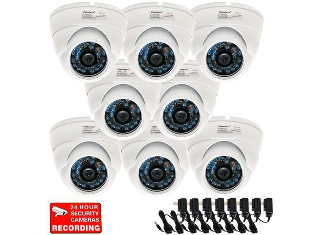 VideoSecu 8 Pack Builit-in 1/3" SONY CCD Security Camera Weatherproof ...