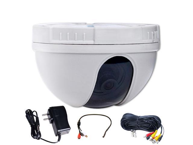 VideoSecu Dome Indoor CCD Security Camera 420TVL 3.6mm Wide Angle View ...