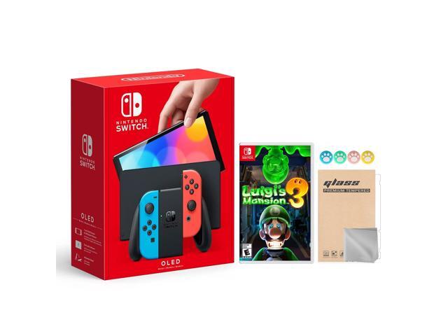 2021 New Nintendo Switch OLED Model Neon Red & Blue Joy Con 64GB ...