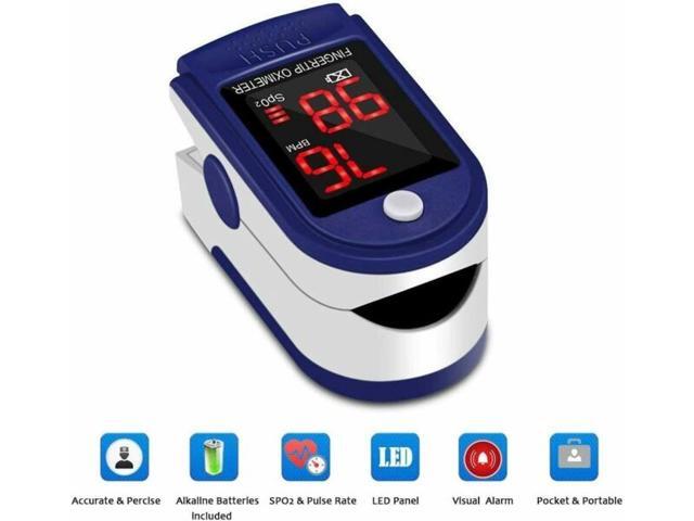 Contec CMS50DL Fingertip Pulse Oximeter, Blood Oxygen Saturation ...