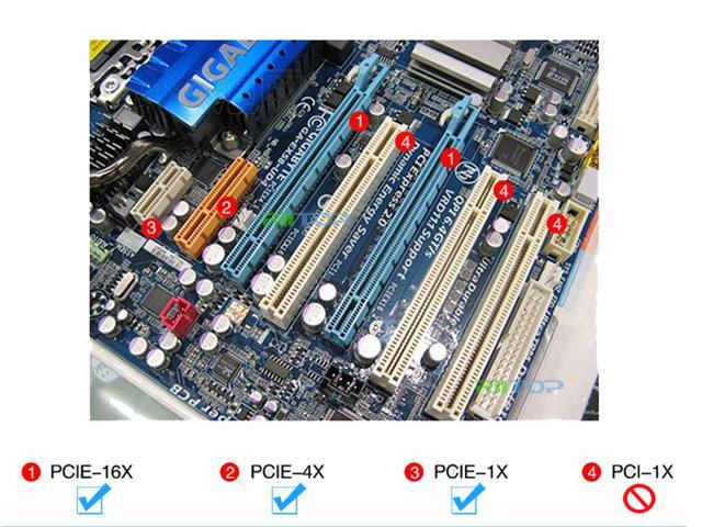 Gigabit Ethernet PCI-e Express x1 1000M Network Adapter LAN Card RJ45 ...