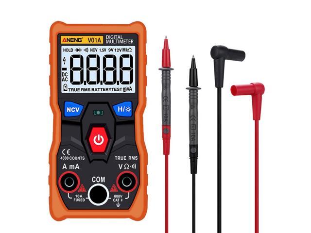 ANENG V01A Digital Multimeter Automatic True-RMS intelligent NCV 4000 ...
