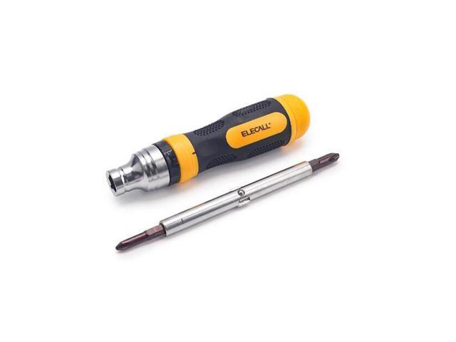 ELECALL 19 in 1 Ratchet Precision Screwdriver Set Phillips Torx ...