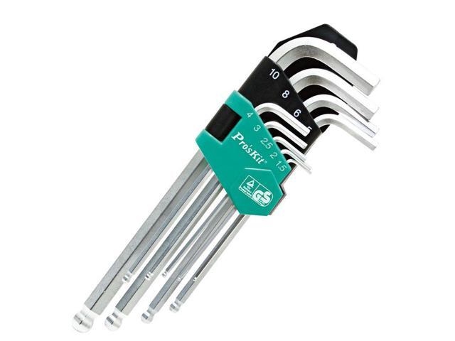 Pro'skit High Quality 9PCS Long Ball Point Durable Reinforced Toughen ...