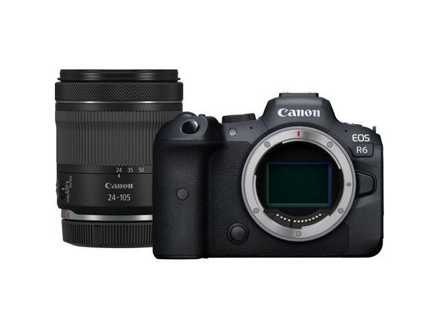 Canon EOS R6 Mirrorless Digital Camera with RF 24-105mm f/4 L IS USM ...