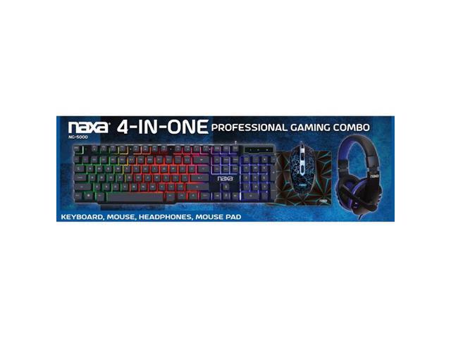 Naxa 4-In-One Professional Gaming Combo NG5000 - Newegg.com