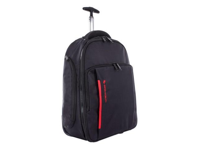 Swiss Mobility Black Stride - Business Backpack On Wheels Model ...