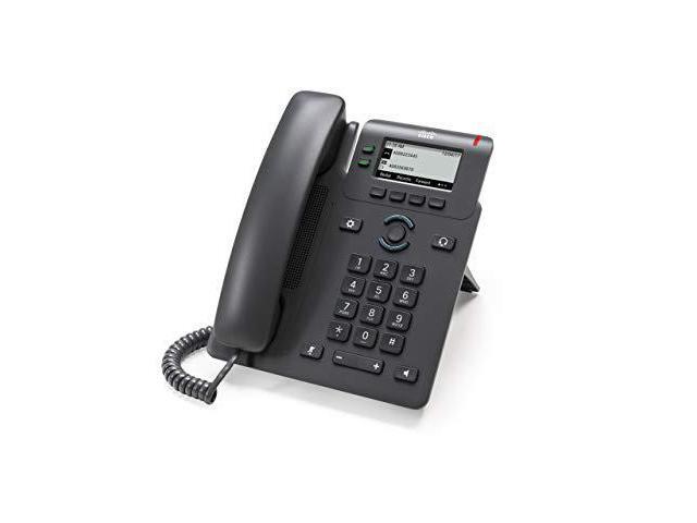 Cisco 6821 IP Phone - Corded - Wall Mountable, 2 x Total Line - VoIP ...