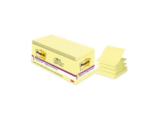 3M R33018SSCYCP Super Sticky Notes Cabinet Pack, 3" x 3", Square ...