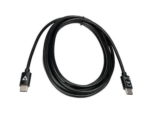 V7 V7USB2C-2M Black USB-C Cable Male to USB-C Male USB 2.0 - Newegg.com