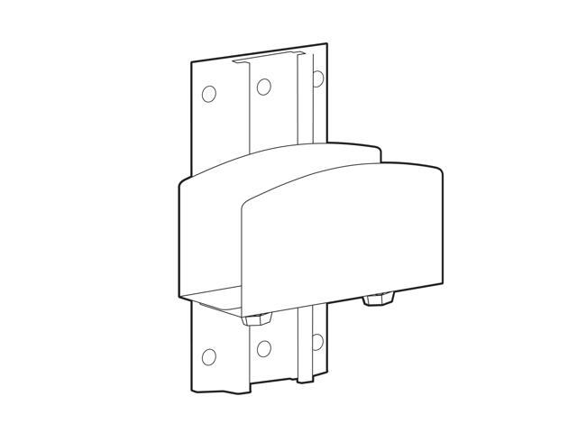 Ergotron Wall Mount for PC Computer White Vertical - Newegg.com