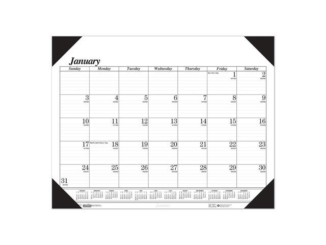 House of Doolittle Recycled Workstation Monthly Desk Pad Calendar 18 ...