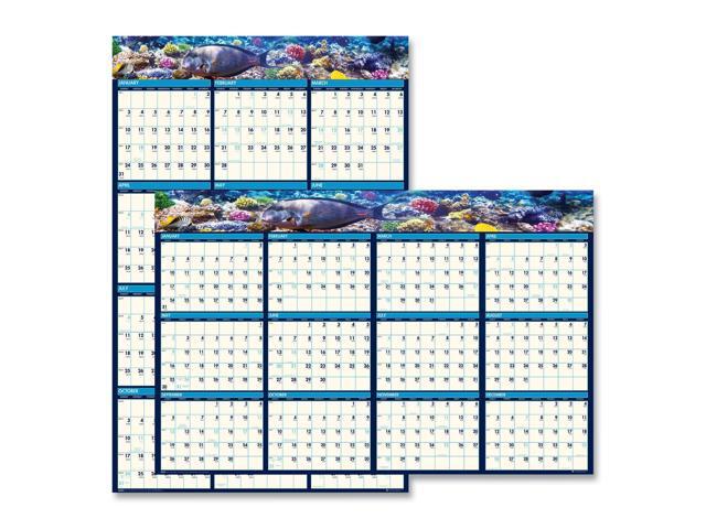 House of Doolittle Earthscapes Sea Life Scenes Reversible Wall Calendar ...
