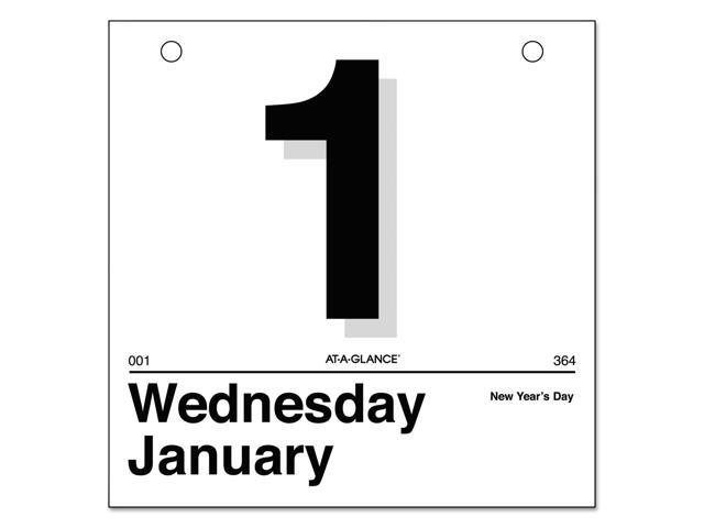AT-A-GLANCE® 2026 Today Is" Daily Wall Calendar Refill, Small, 6" x 6 ...