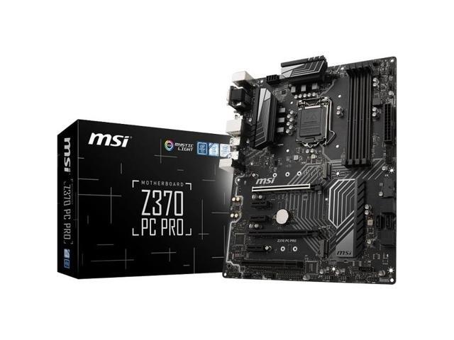 Refurbished: MSI Z370 PC PRO LGA-1151 Coffee Lake DDR4 ATX Desktop ...