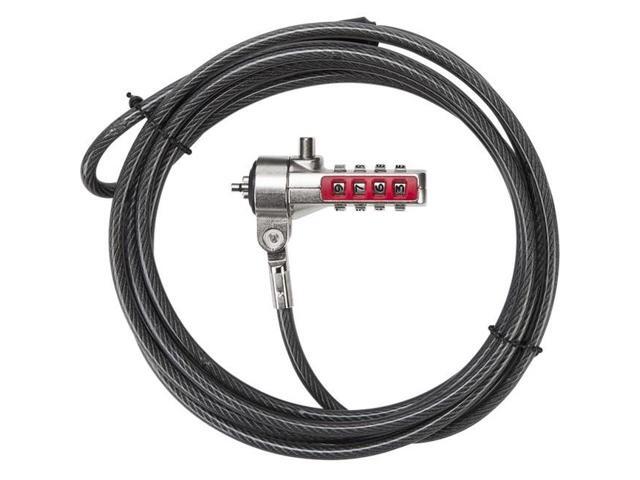 Targus DEFCON CL Laptop Cable Lock Resettable 4-digit Black - Newegg.com