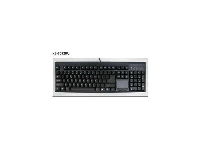 Solidtek Ack 540alu Portable Mini Keyboard Aluminum Ps 2 W Touch Pad