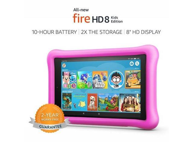 Fire HD 8 Kids Edition Tablet 8" HD Display 32GB Pink Kid-Proof Case ...