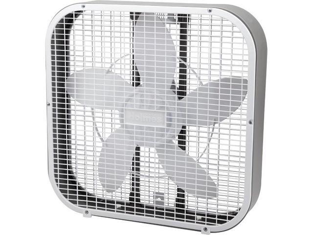 Holmes 20"""" Metal Box Fan White - Newegg.com