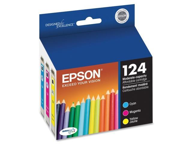 EPSON T124520 124 Moderate-Capacity Ink Cartridge Multi-Pack Color ...