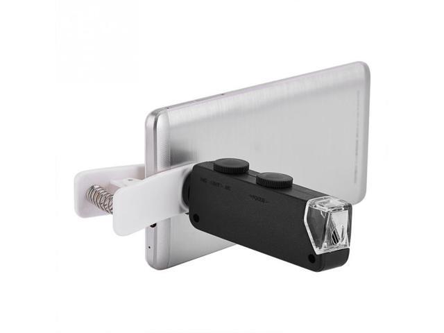 60X-100X Zoom LED Microscope Lens with Clip for Mobile Phones - Newegg.com