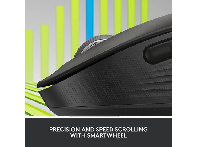 Logitech Signature M650 L Full Size Wireless Mouse - for Large Sized ...