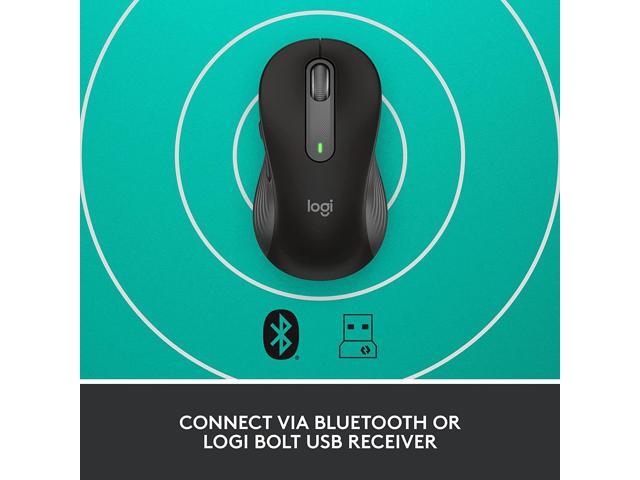Logitech Signature M650 L Full Size Wireless Mouse - for Large Sized ...