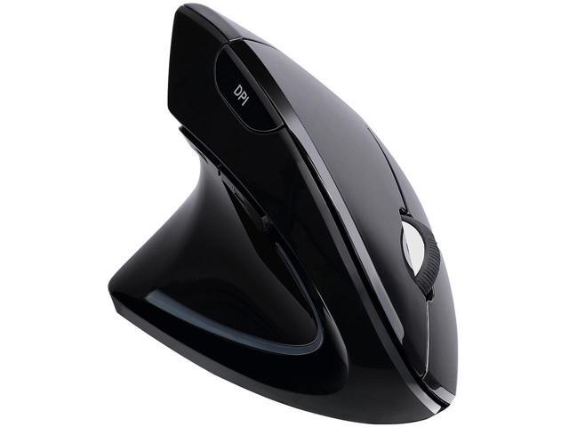 Adesso iMouse E90 Wireless Left-Handed Vertical Ergonomic Mouse ...