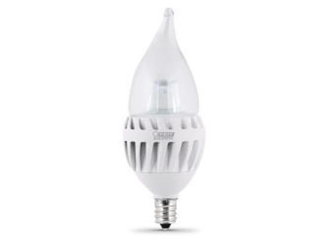 Feit Electric CFC/DM/500/LED LED Light Bulb, Candelabra E12, 7W (60W ...