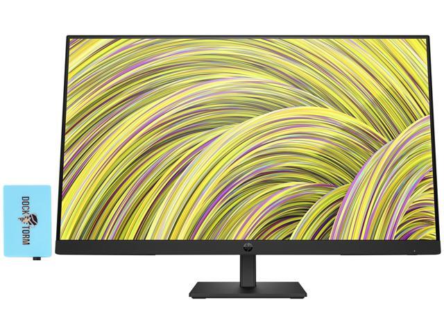 HP 27" FHD IPS (1920x1080) Monitor Bundle With Docztorm Dock, 75 Hz ...