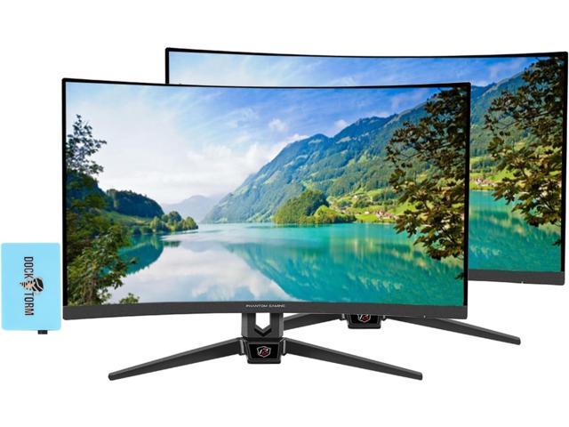 ASRock 27" FHD VA (1920x1080) Phantom Curved Monitor Bundle With ...