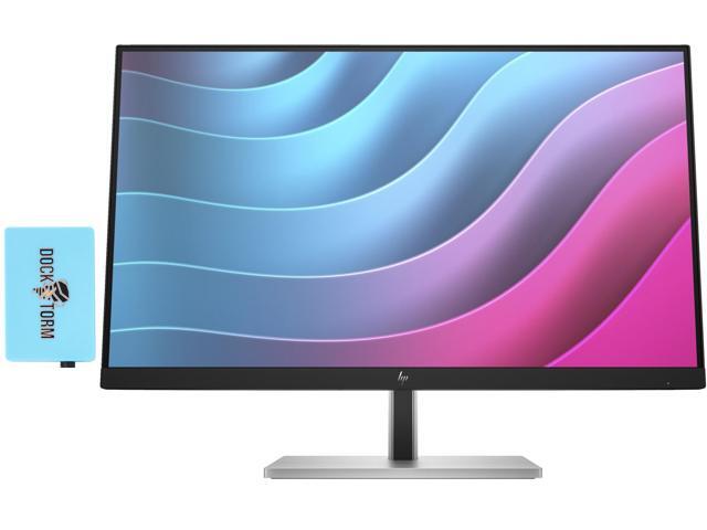 HP E24 G5 Anti-Glare Monitor 6N6E9AA#ABA with Docztorm Dock, 24" FHD ...