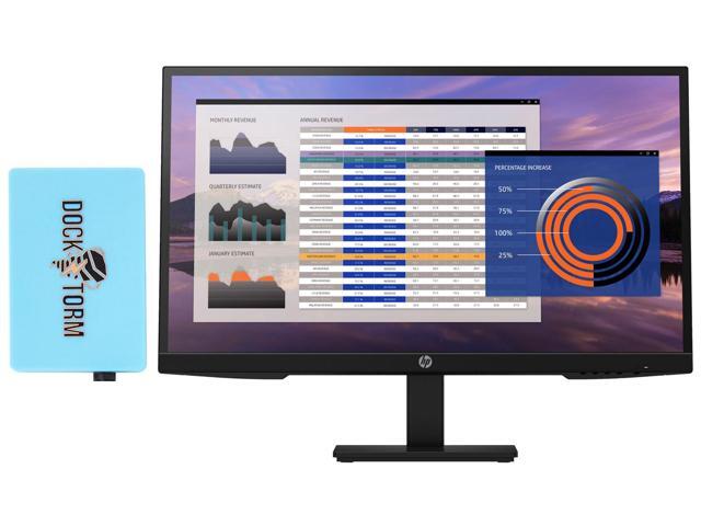 HP 27 inch P27h Computer Monitor Bundle With Docztorm Dock, 27" IPS FHD ...