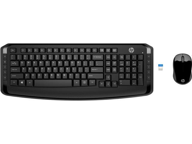 HP Wireless Keyboard and Mouse 300-Black-3ML04AA#ABL - Newegg.com