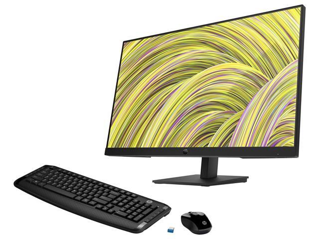 HP P27h G5 FHD Monitor 64W41AA#ABA Bundle with Wireless Keyboard ...