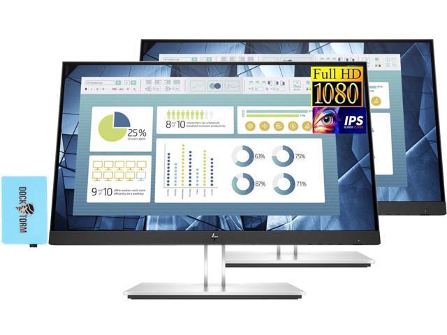 HP E22 G4 FHD Monitor 9VH72AA#ABA Bundle with Docztorm Dock, 22" FHD ...