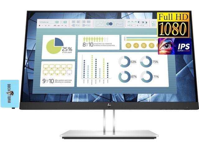 HP E22 G4 FHD Monitor 9VH72AA#ABA Bundle with Docztorm Dock, 22" FHD ...