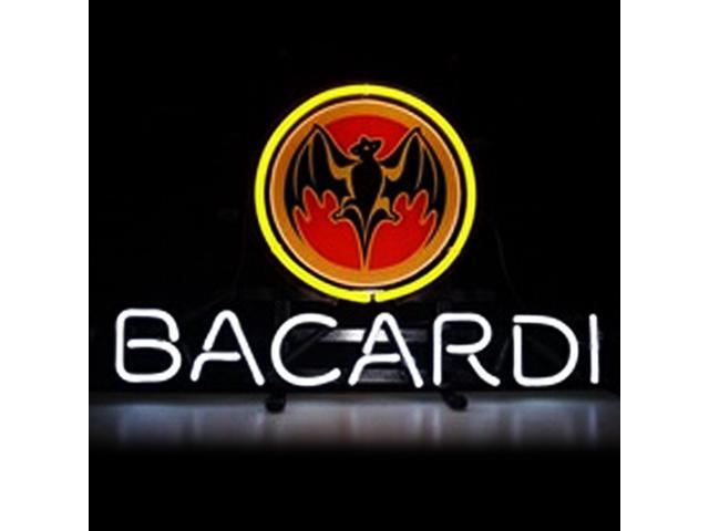 Fashion Neon Sign BACARDI bar Handcrafted Real Glass Lamp Neon Light ...