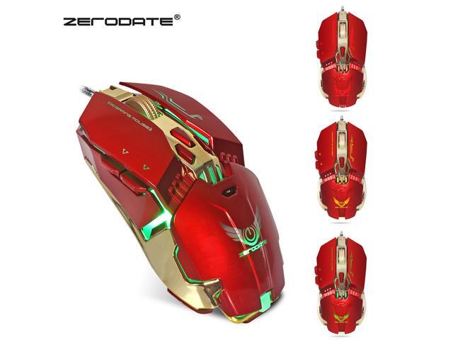 ZERODATE X800 Gaming Mouse USB Wired Mechanical Mouse 3200DPI ...
