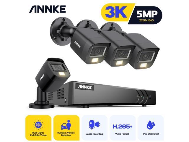 ANNKE 3K Security Camera System with Smart Dual Light, 8CH 3K Lite H ...