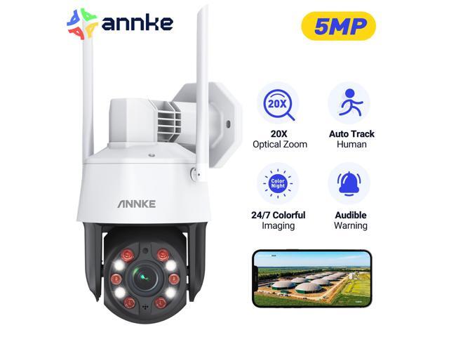 ANNKE 5MP HD Wireless 20X Optical Zoom PTZ Security Camera Two-Way ...