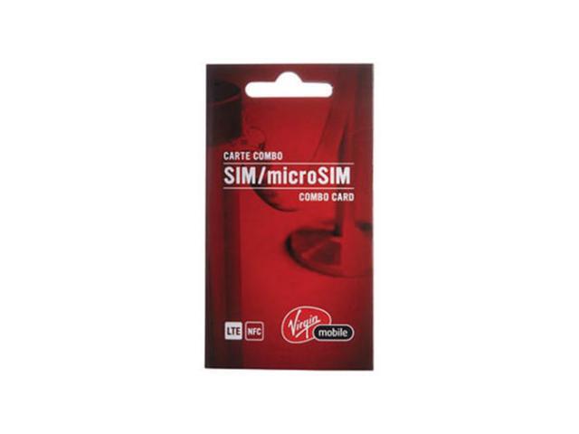 New Virgin Mobile CANADA 4G LTE NFC Sim Card - Nano Micro Standard 3 in ...