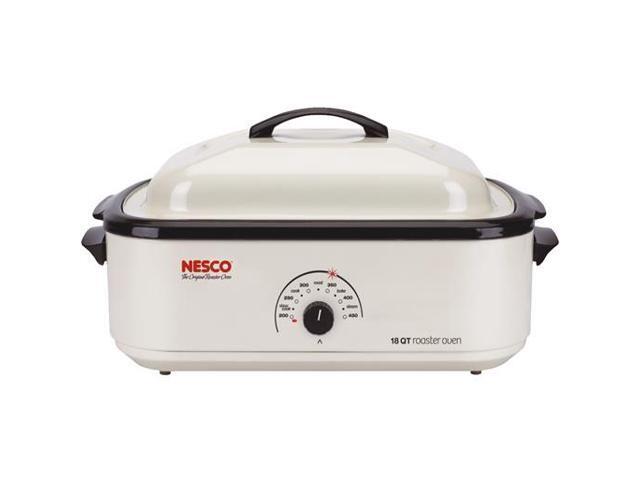 Nesco 4818-14 18 Quart Roaster w/ Porcelain Cookwell - Ivory - Newegg.com