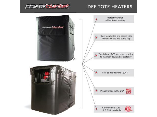 Powerblanket TH330DG 330-Gallon DEF IBC Tote Storage Heater with ...