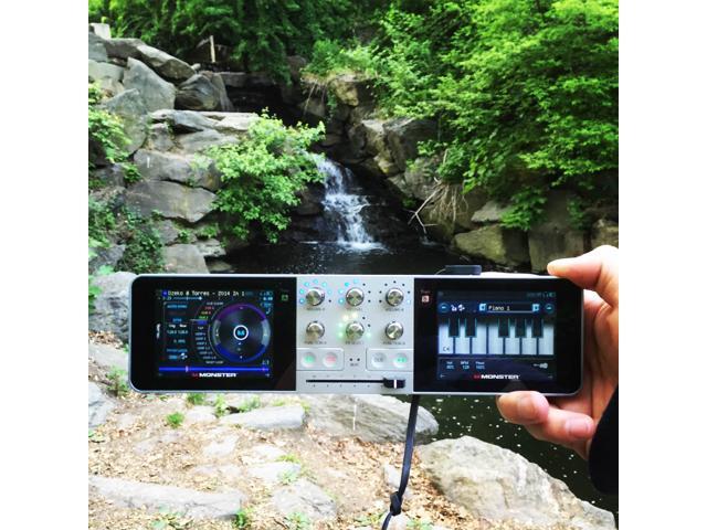 Monster GO DJ Portable Mixer Digital Turntable with LCD Touch Screen ...